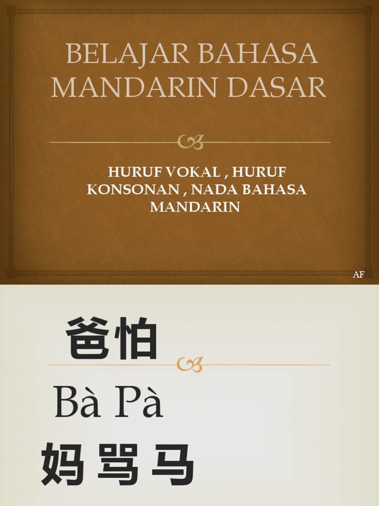 Belajar Bahasa Mandarin Dasar Pdf