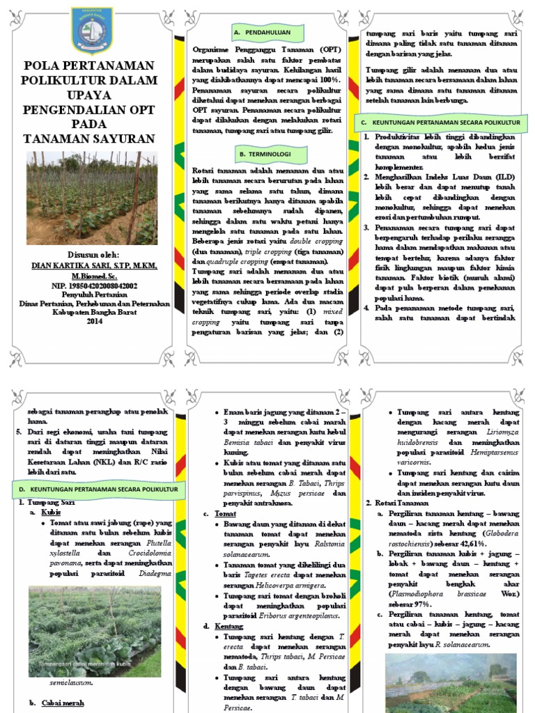 Leaflet Polikultur | PDF