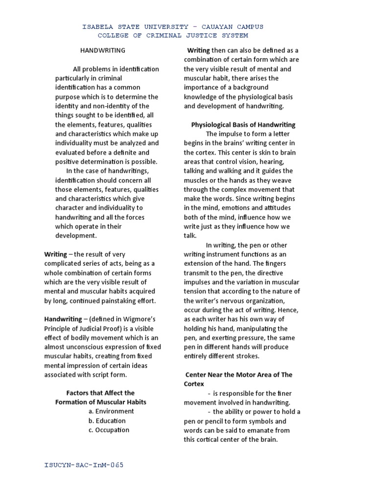 Handwriting | PDF | Forgery | Signature