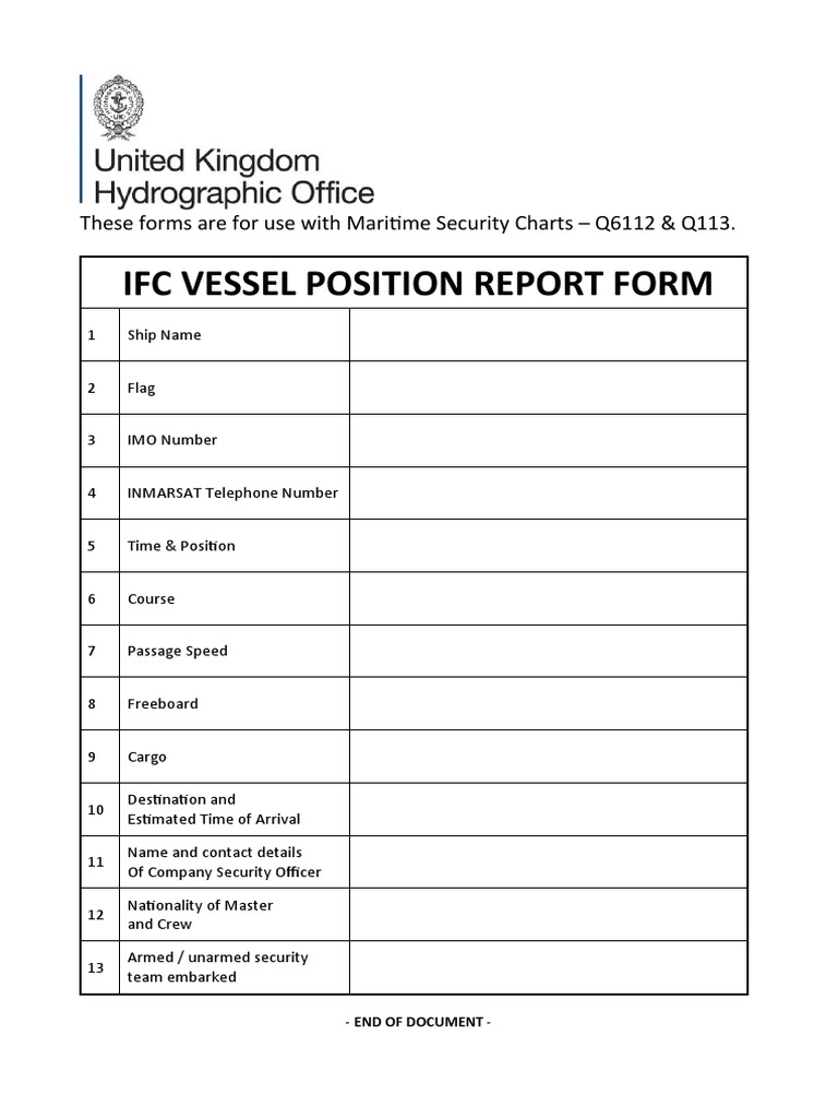 Q6112 - Q6113 Form - POSITION | PDF