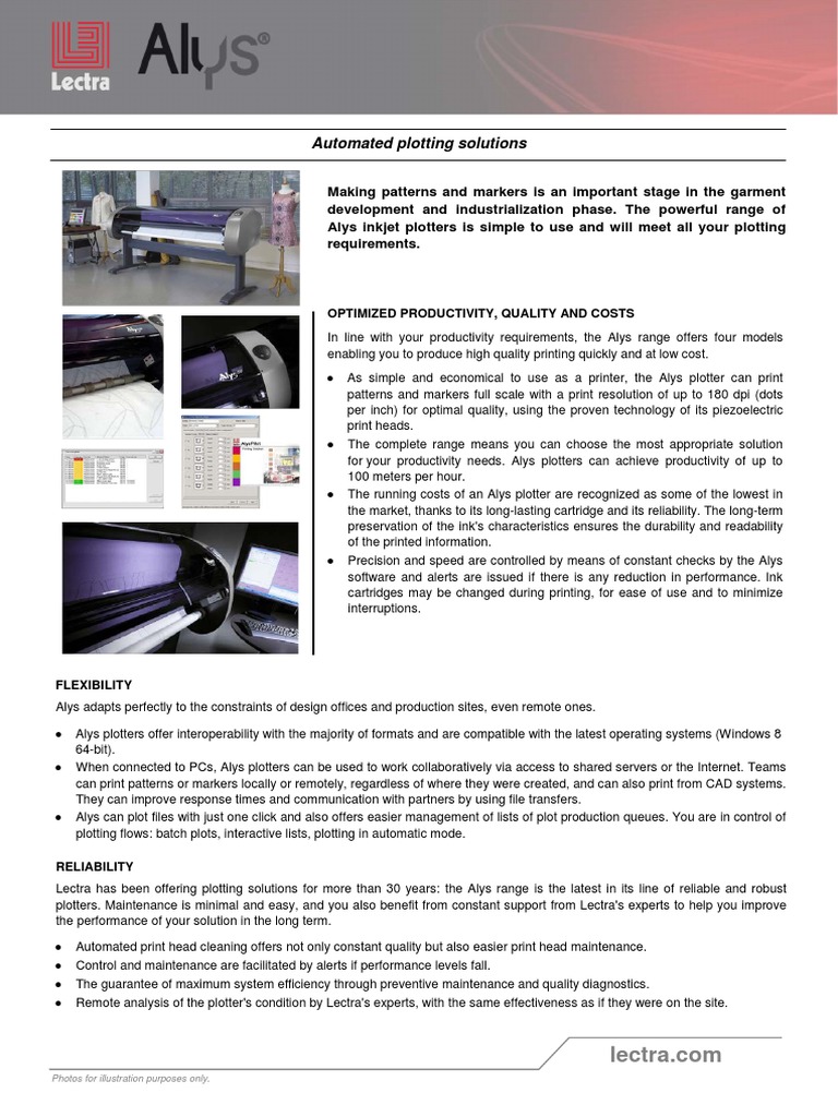 Alys - Technical-Datasheet - en CATALOG | PDF | Printer (Computing ...