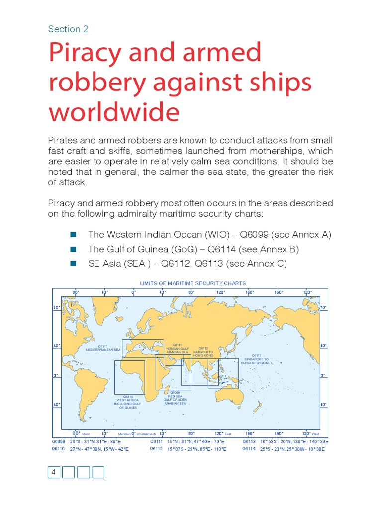Piracy and Armed Robbery Against Ships Worldwide: Section 2 | PDF ...