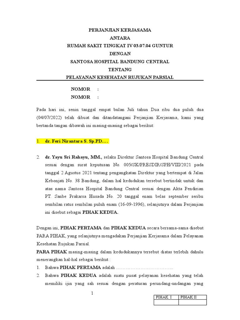 Draft PKS Parsial | PDF