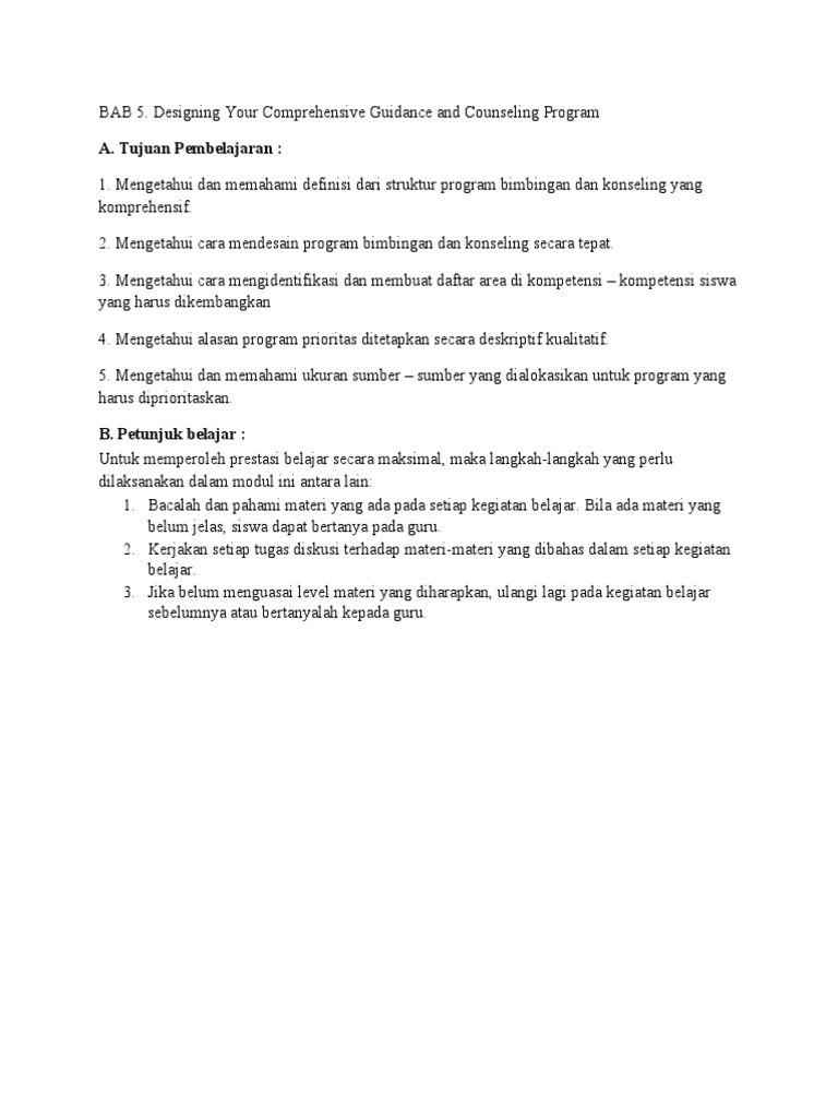 Bab 5 Progres Modul | PDF