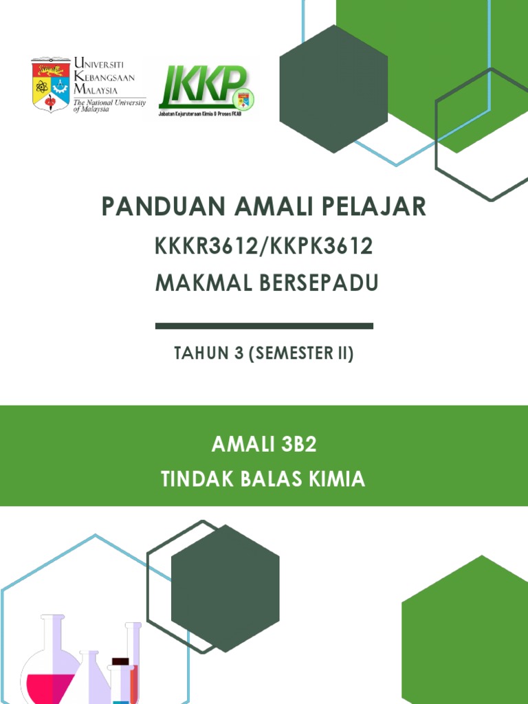 3B2 - Tindak Balas Kimia Dalam Reaktor Alir Omboh | PDF