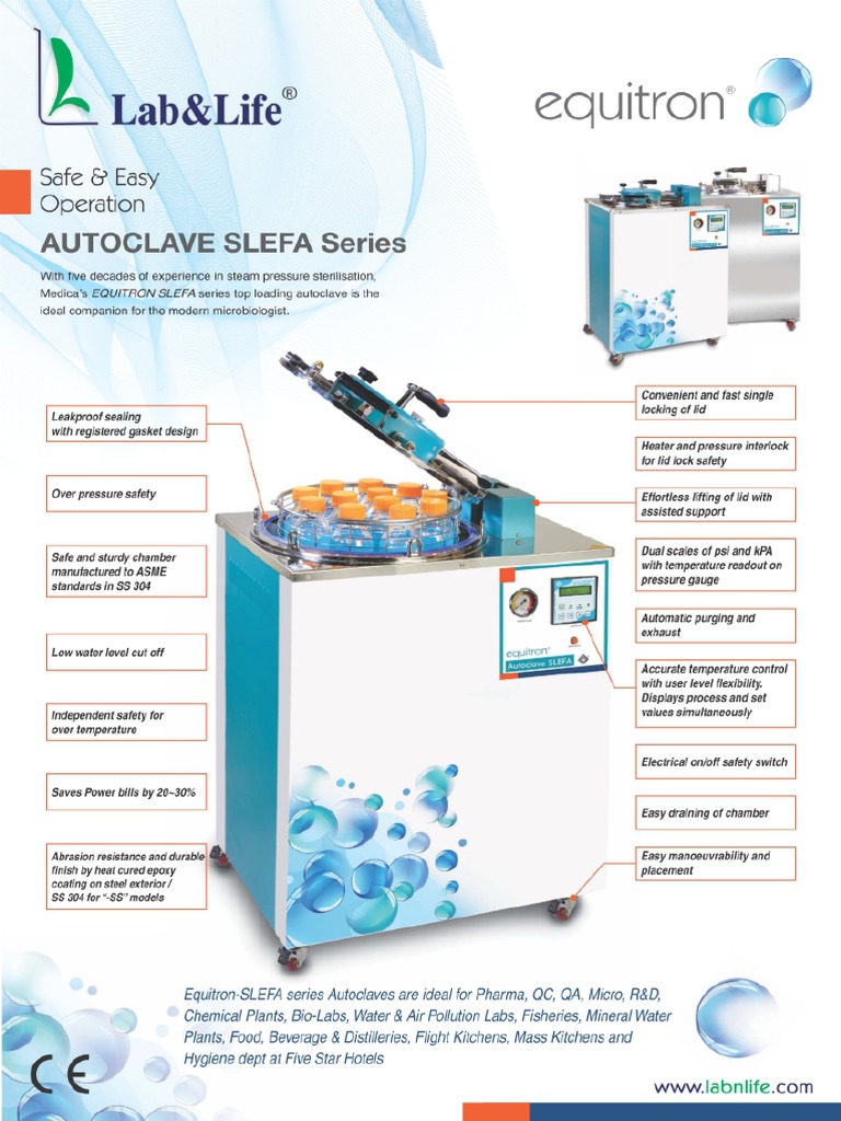 Autoclave SLEFA Series | PDF