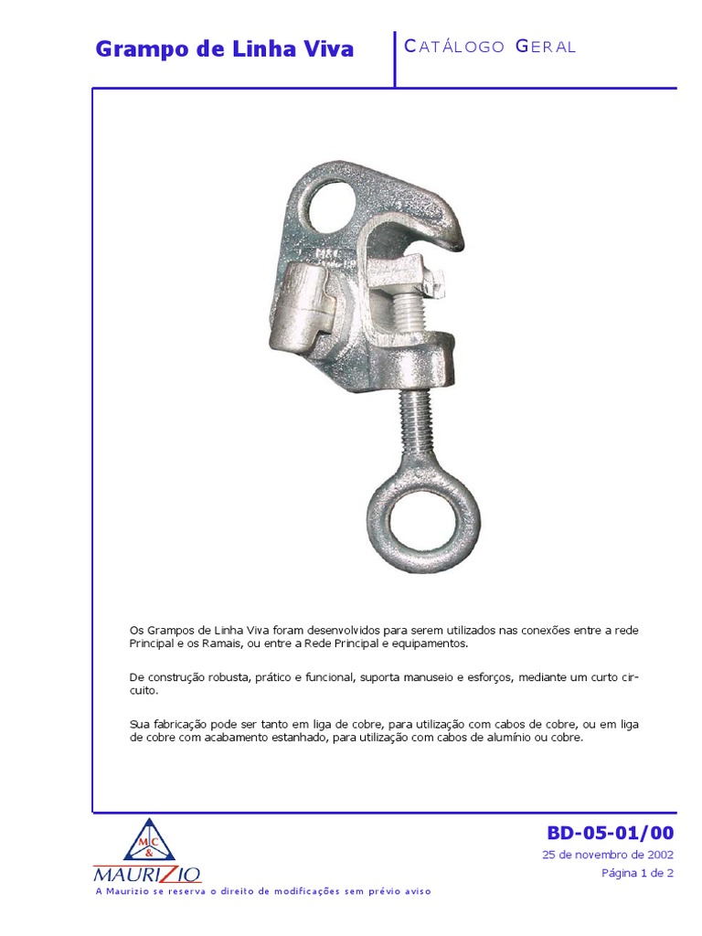 23 Conector Linea Viva Maurizio | PDF | Cobre | Engenharia Elétrica