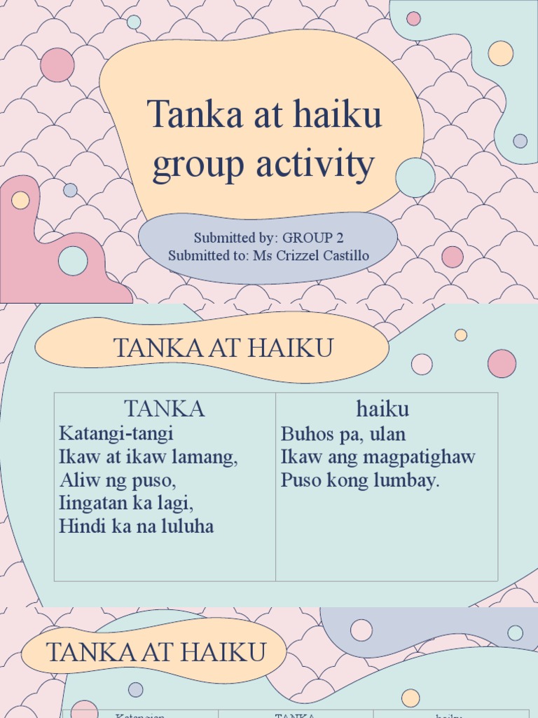 Tanka at Haiku Group 2 | PDF