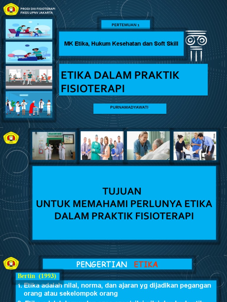 ETIKA DALAM PRAKTIK FISIOTERAPI New | PDF