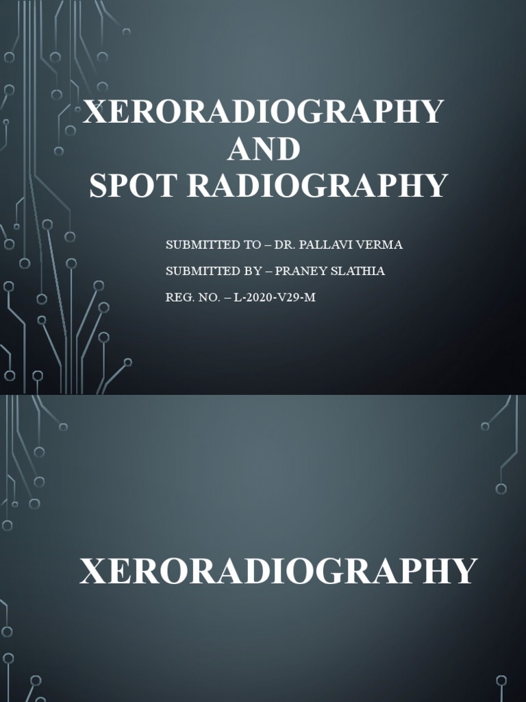 Xeroradiography & Sopt Film Radiography | PDF | Radiography | Materials