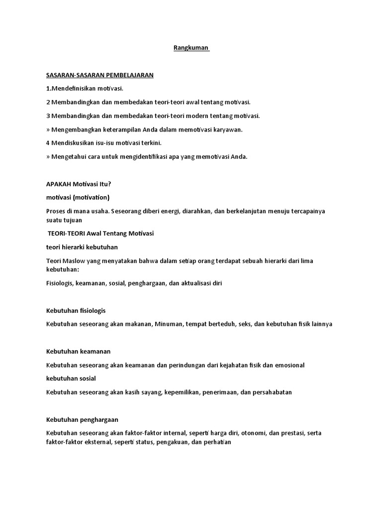 Rangkuman 103-104 | PDF | Karier & Perkembangan