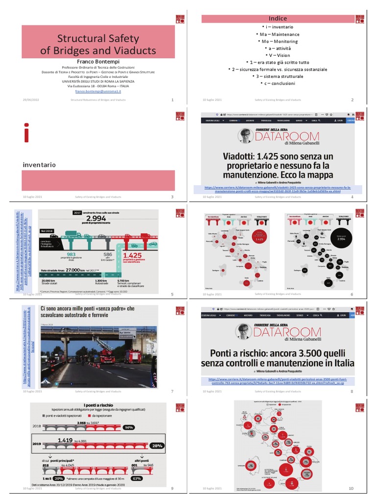 Structural Safety of Existing Bridges and Viaducts RID | PDF