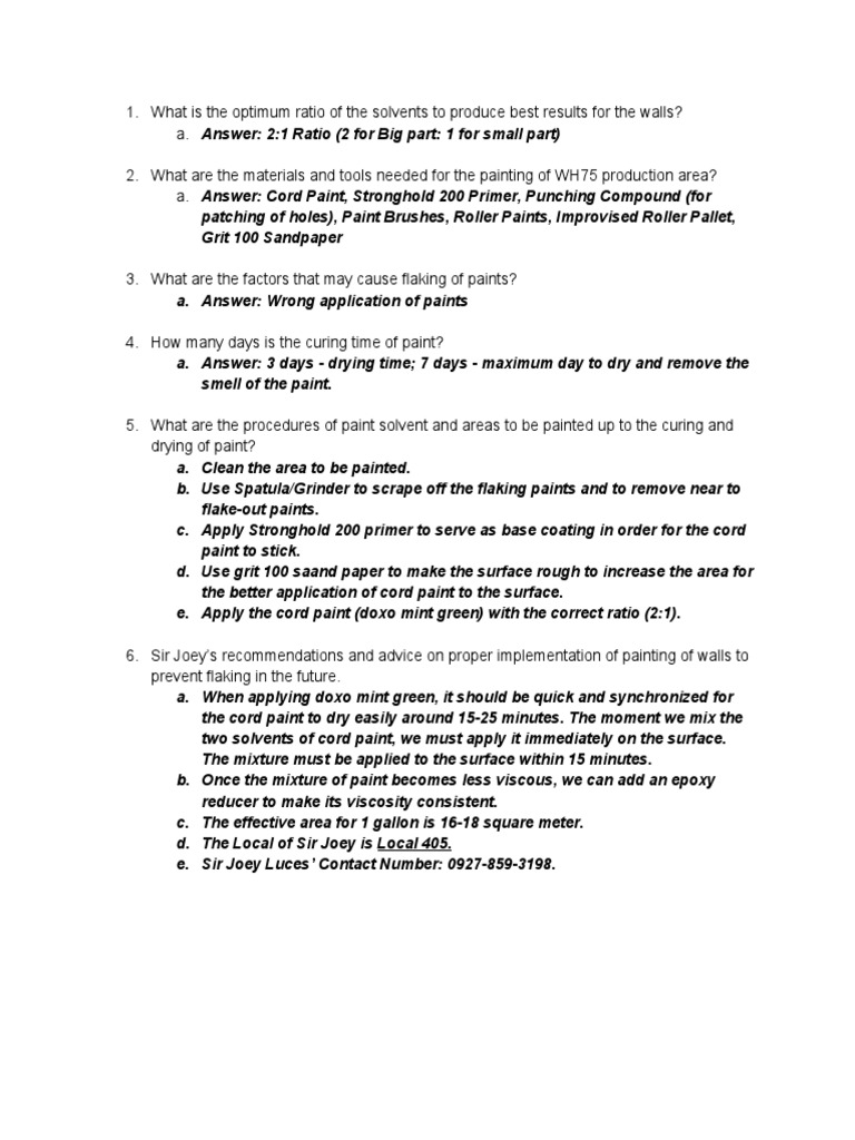 Painting Notes | PDF | Home & Garden | Art