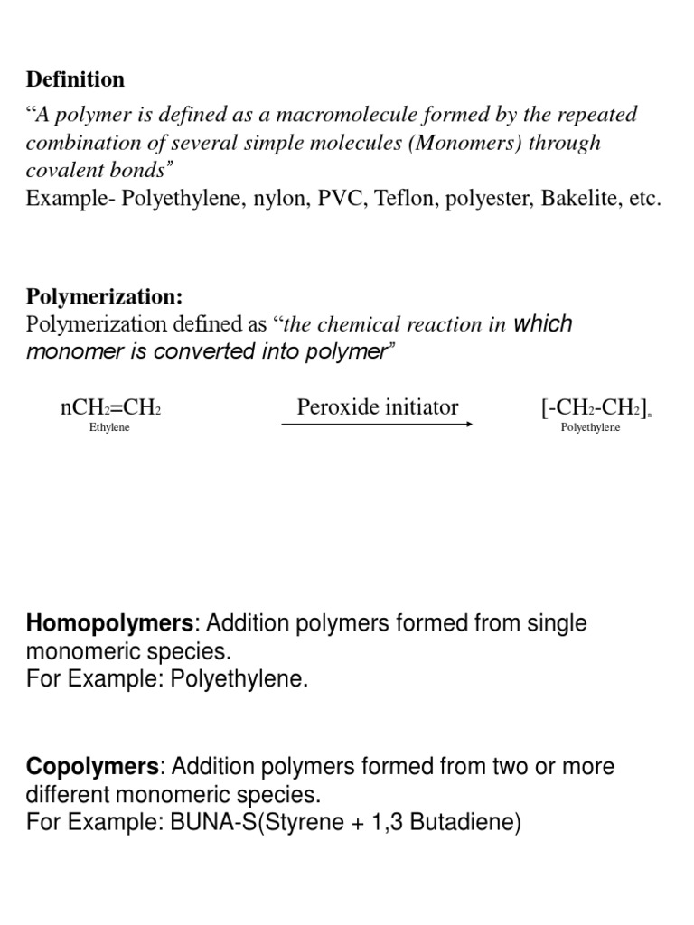 An In-Depth Look at Polymerization Reactions, Mechanisms, and Key ...