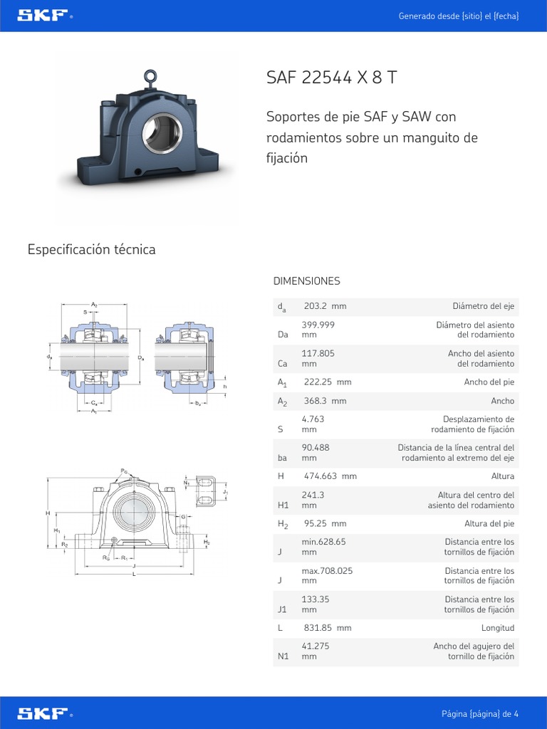 Saf 22544 X 8 T - 20220525 SKF | PDF | Red mundial | Internet y web