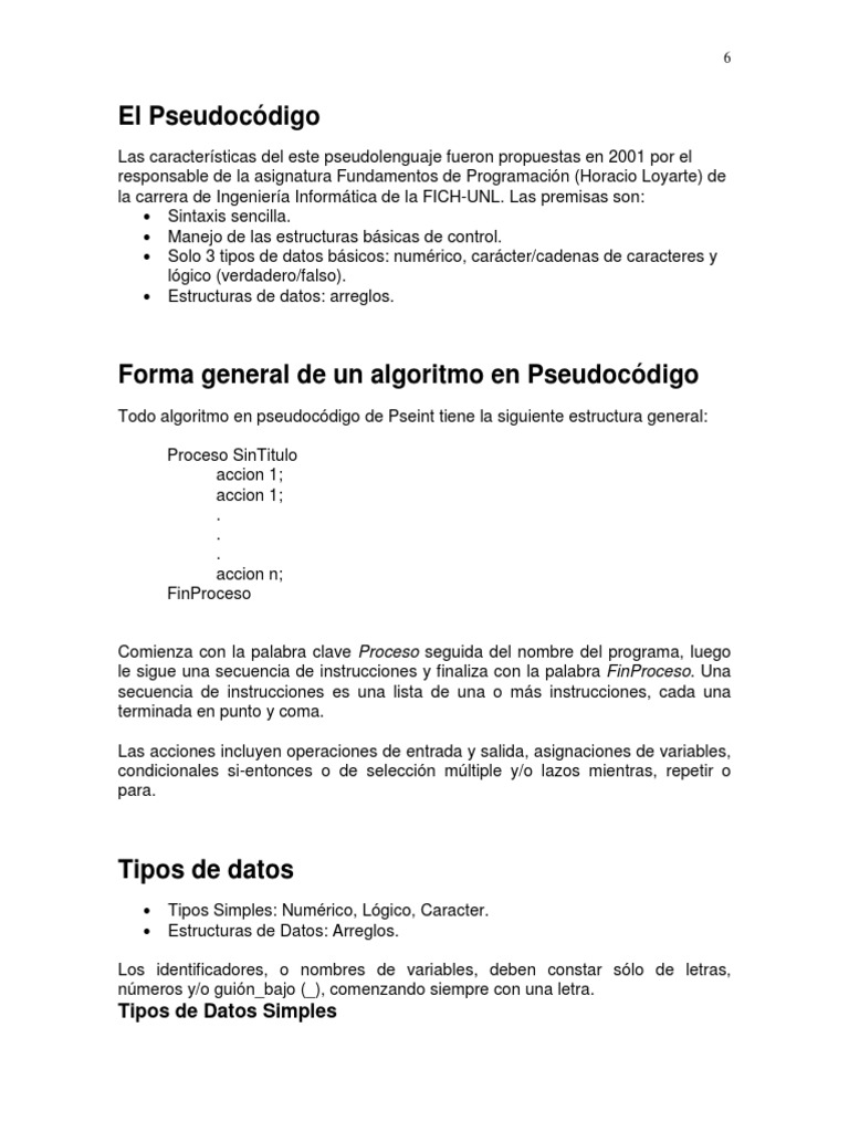Guia Pseint 2016-6-14 | PDF | Programación | Programa de computadora