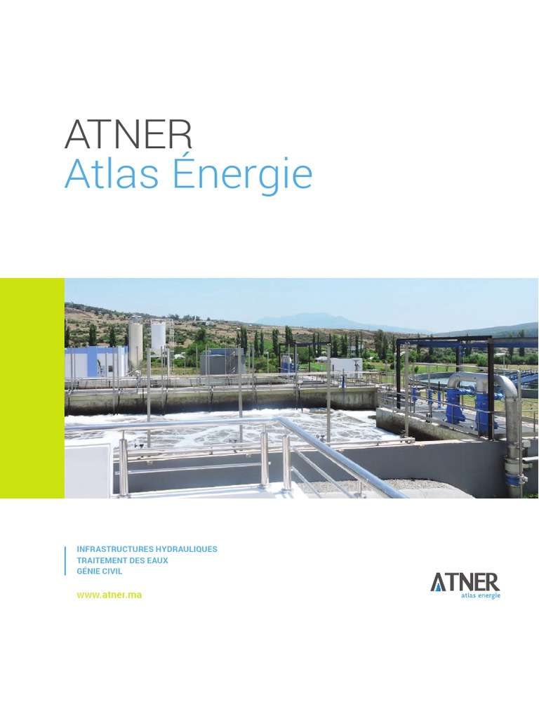 ATNER : Leader en infrastructures hydrauliques | PDF | Épuration des ...