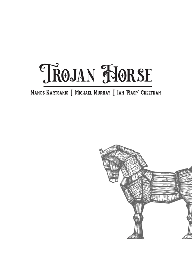 Trojan Horse Coloring Page