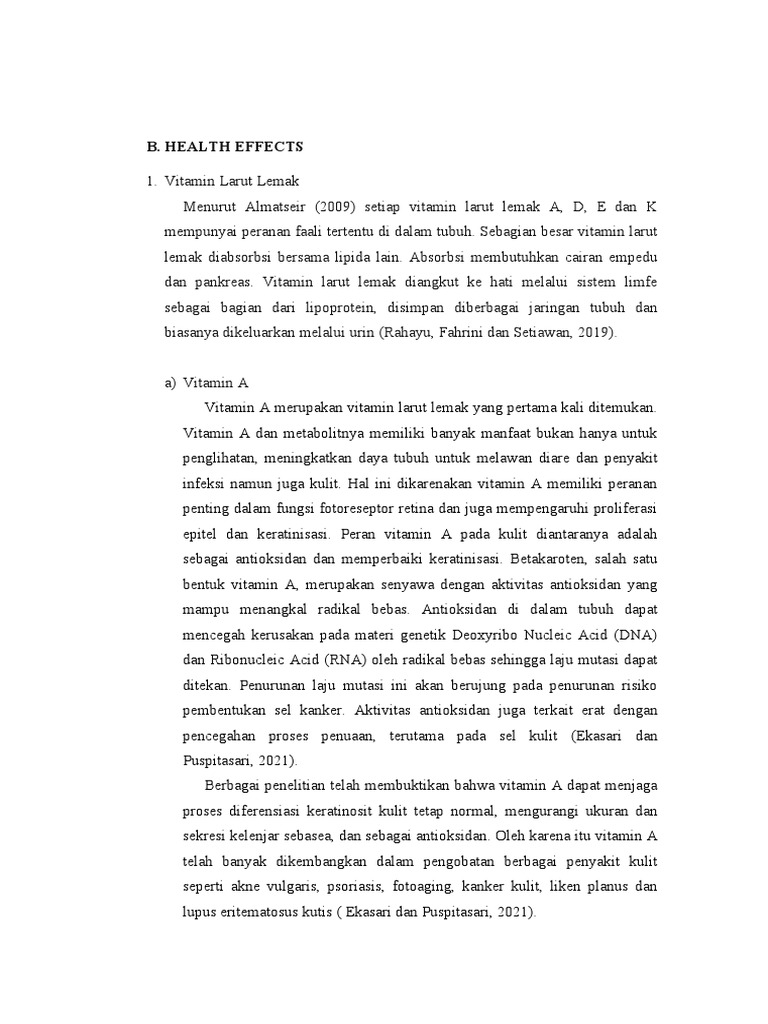 Health Effects | PDF