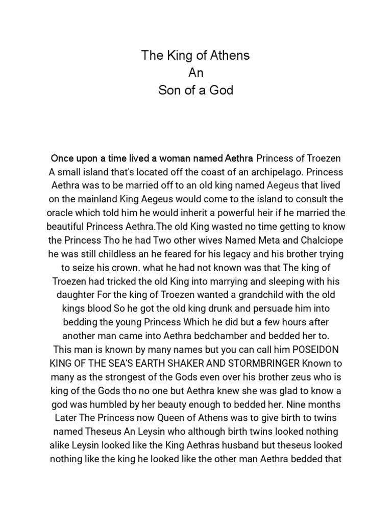 Theseus: The Rise of Athens' Hero | PDF | Theseus | Minotaur