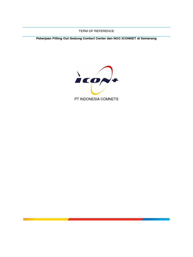 Rev.A TOR CC NOC ICONNET Semarang | PDF