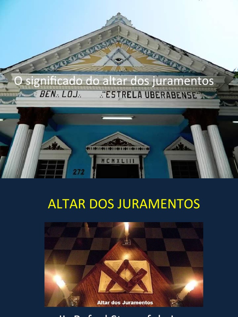O Significado Do Altar Dos Juramentos | PDF | Loja Maçônica | Maçonaria