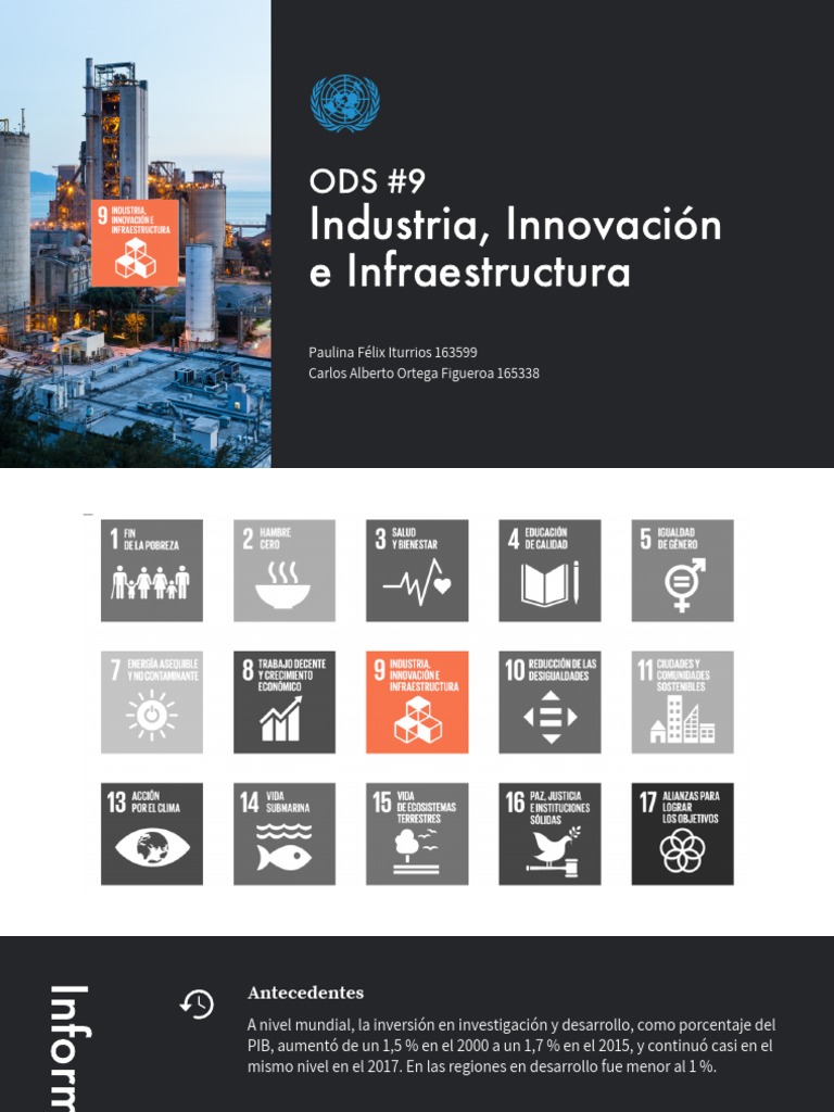 Ods #9 | PDF | Sustentabilidad | Infraestructura