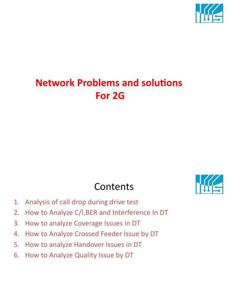 Network Problems and Solutions For 2G | PDF | Electricity | Broadcasting