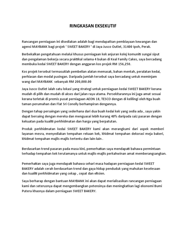 Ringkasan Eksekutif | PDF