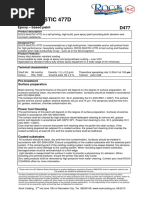 Magni 575 Product Data Sheet | PDF | Chemical Processes | Industrial ...