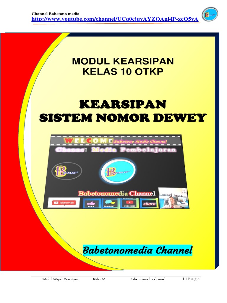Sistem Nomor Dewey dalam Kearsipan | PDF