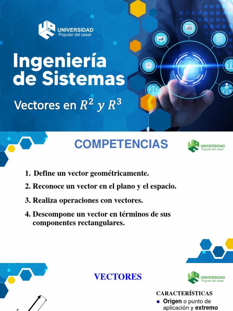 Operaciones con Vectores en R2 y R3 | PDF | Vector Euclidiano | Escalar ...
