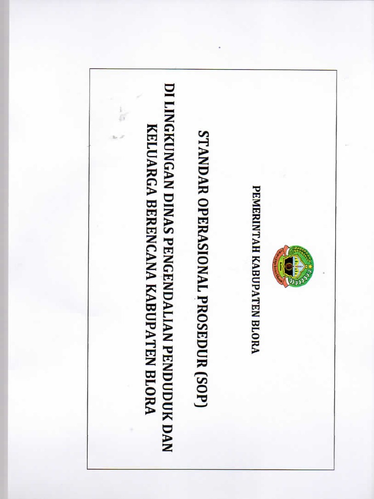 Sop Dalduk KB Blora | PDF
