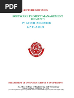 SPM Notes PDF | PDF | Software Development | Project Management