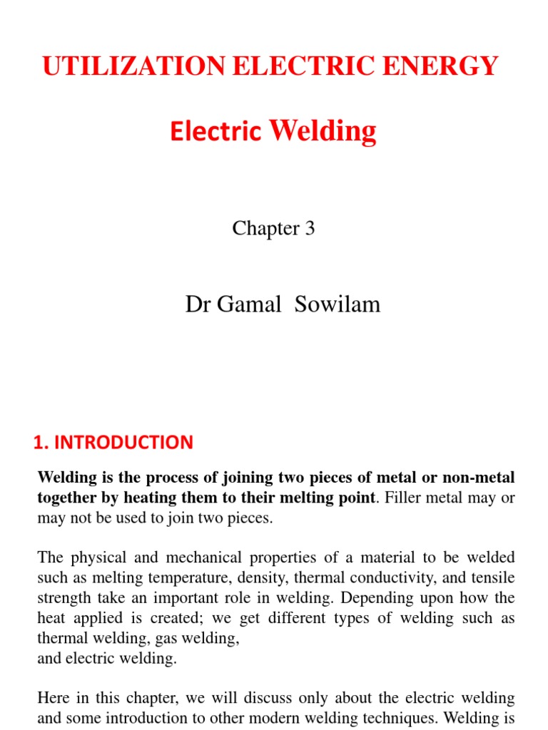 An In-Depth Look at Electric Welding Processes and Their Utilization in ...