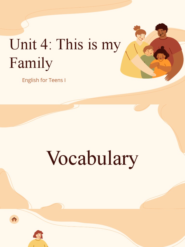 Family Vocabulary | PDF