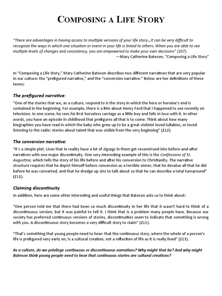 Weaving Threads of Continuity: Exploring Connections Between Past and ...