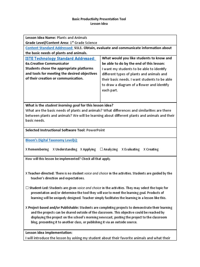 BPT Lesson Plan | PDF | Teaching | Pedagogy