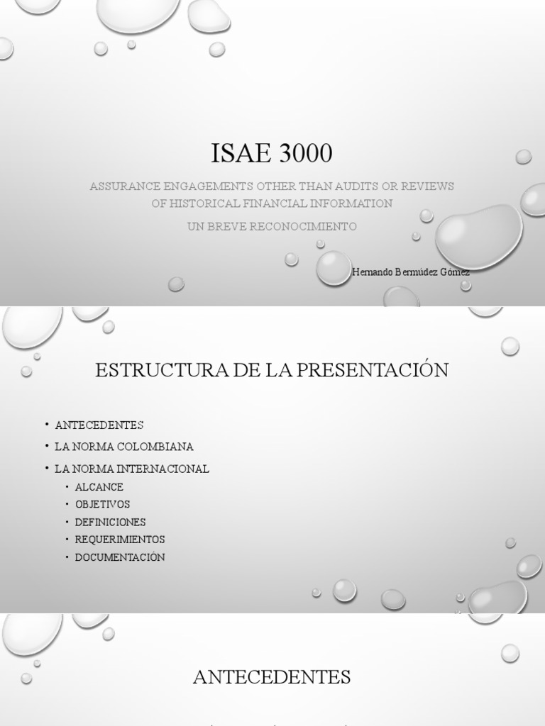 ISAE 3000: Assurance Engagements Other Than Audits or Reviews of ...