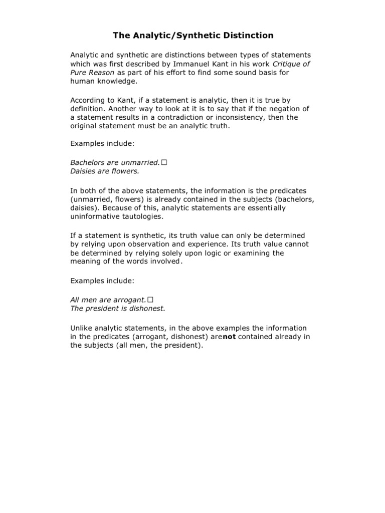 Statement Types | PDF