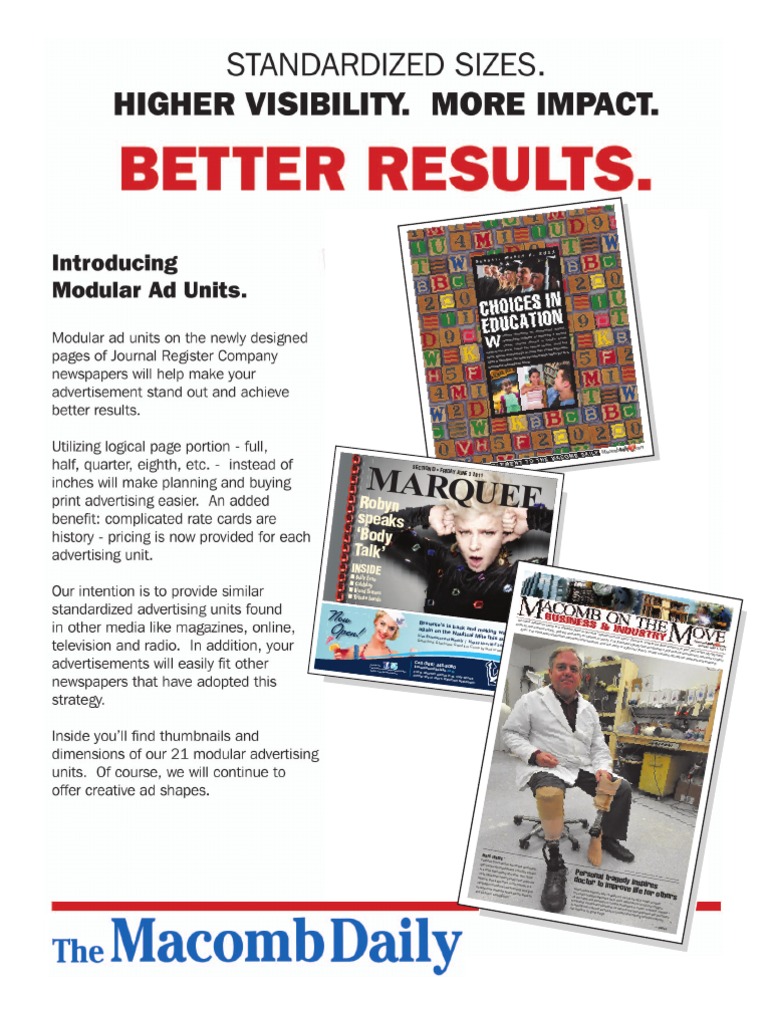 Macomb Daily Tab Ads | PDF | Newspaper And Magazine
