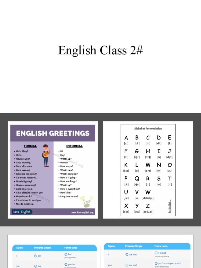 English Class 2# | PDF | Syntax | Grammar