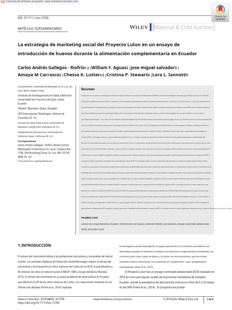 Lulun Project N Español | PDF | Marketing | Comportamiento