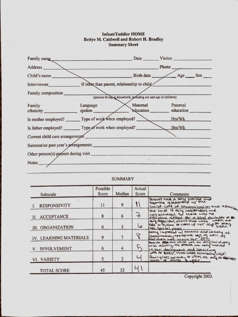 Home Observation | PDF