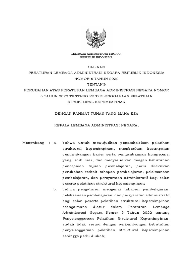 Lembaga Administrasi Negara Republik Indonesia | PDF