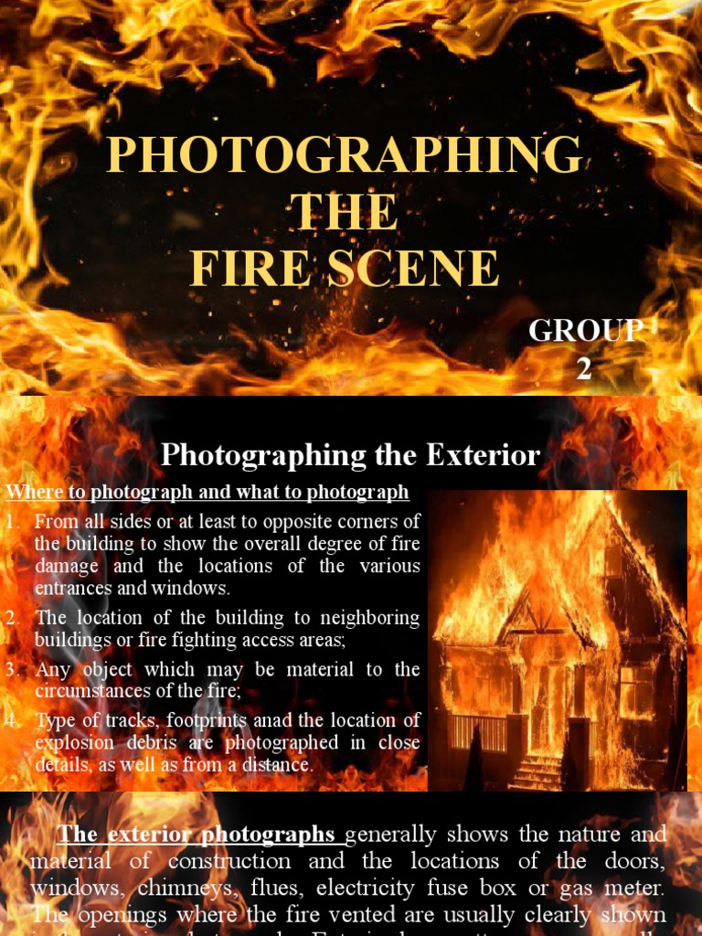 Fire Scene Photography Guidelines | PDF | Arson | Crime & Violence