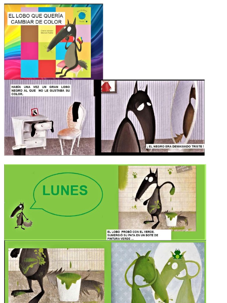 Cuento El Lobo Que Queria Cambiar De Color 1 Pdf