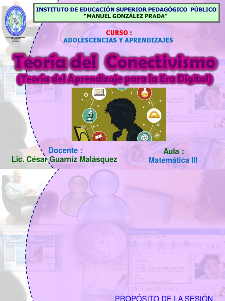 Teoria Del-Conectivismo | PDF | Aprendizaje | Cognición