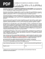 Parental Consent Tagalog | PDF