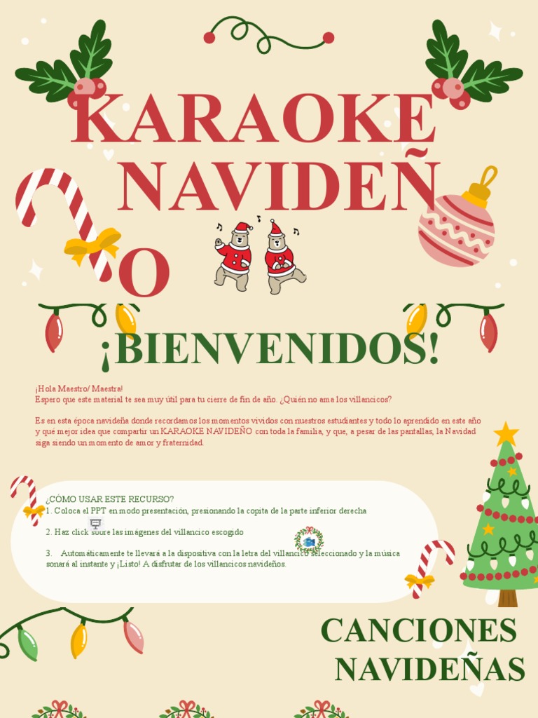 Karaoke Navideño | PDF | Navidad